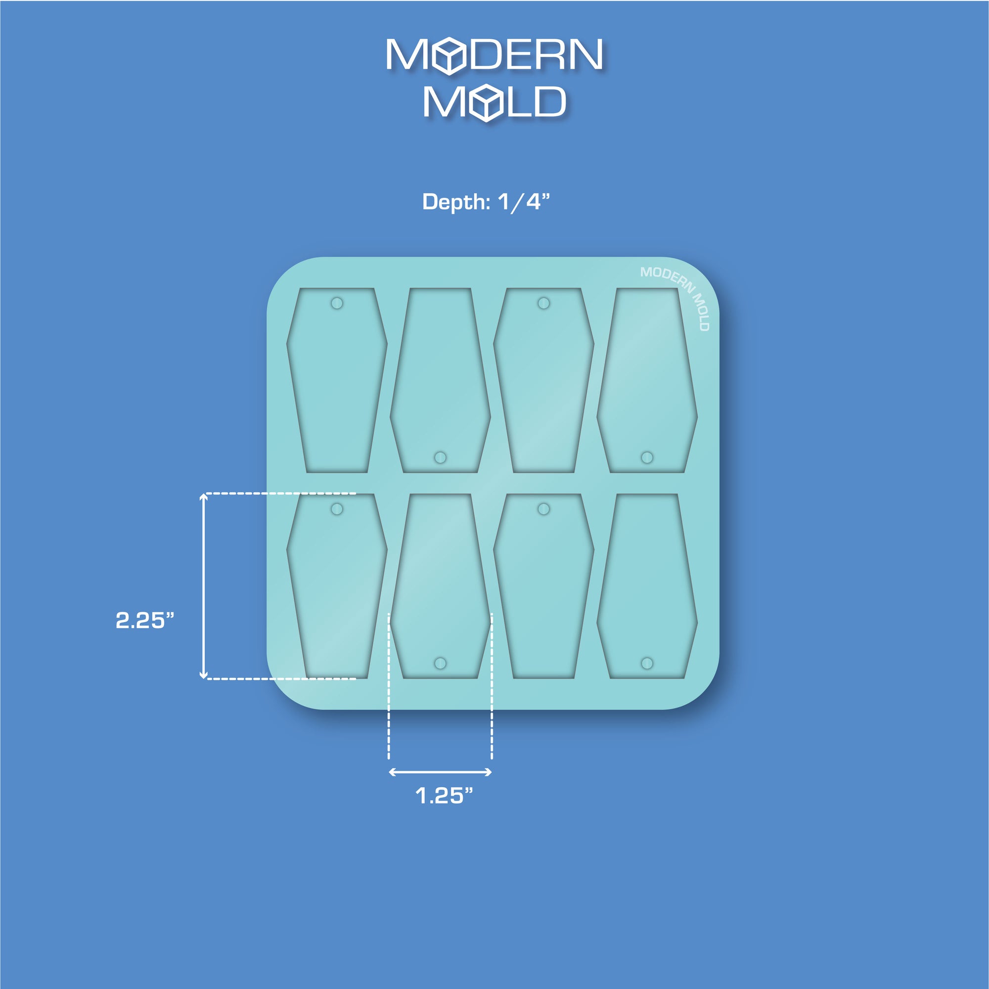 Coffin Keychain Mold Palette – Modern Mold