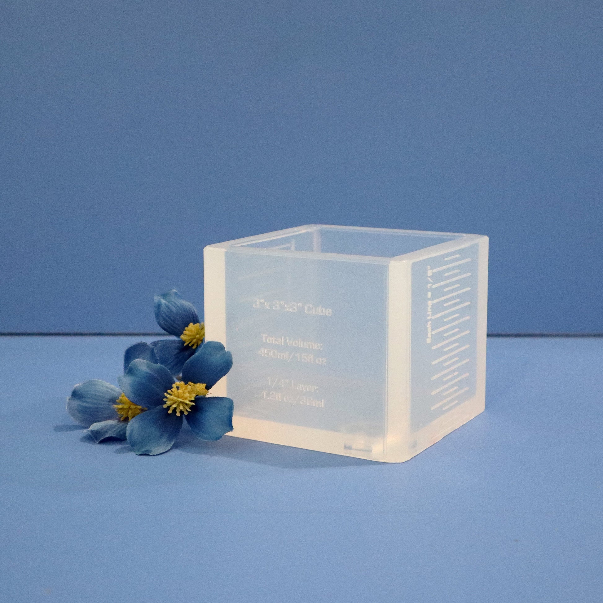 SET of 3” and 4” Silicone Cube Mold – Modern Mold