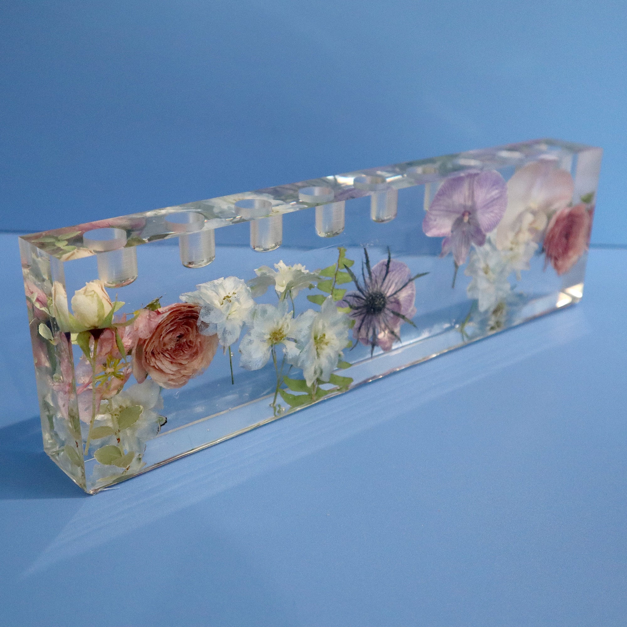 Clear Silicone Menorah Mold – Modern Mold